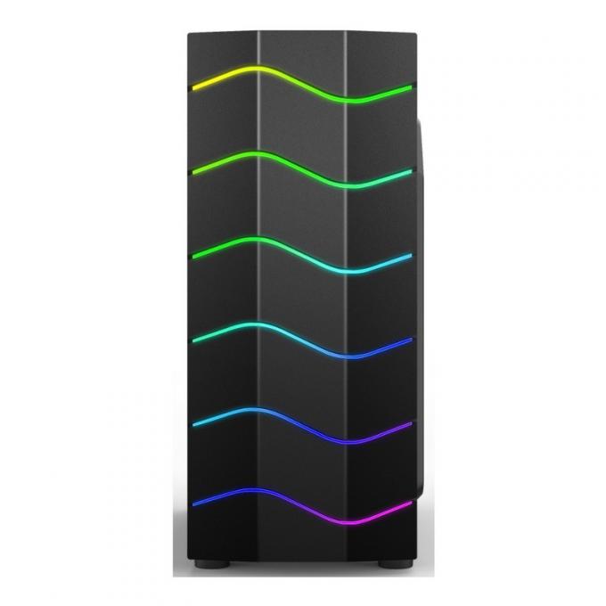 ARTSHOW Luminous Computer Case, Wave LED Strip Front Panel, ARGB Light ...