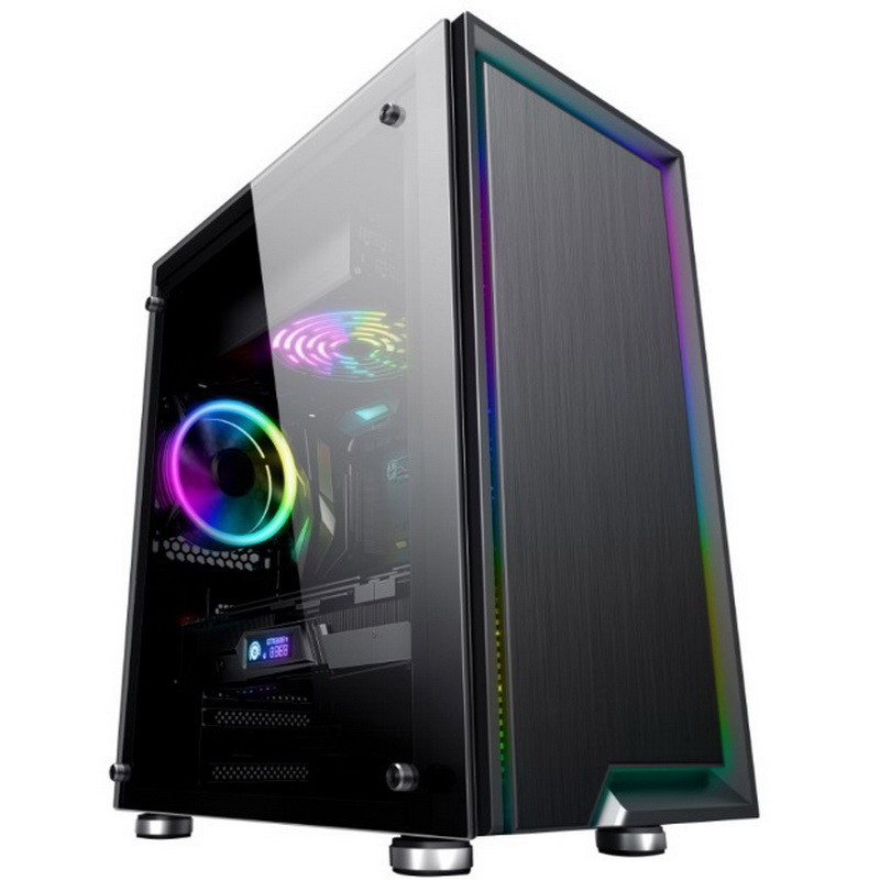 X3303 Gaming Pc Case Micro ATX/MATX LED Light RGB Breathing